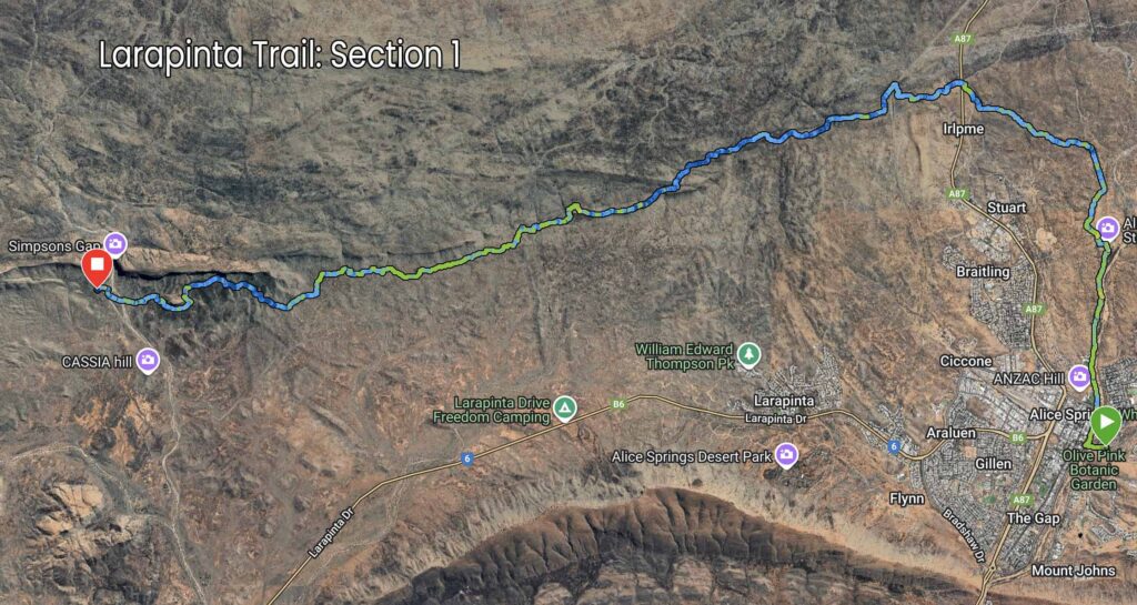 Larapinta Trail: Days 1-3 Alice Springs to Standley Chasm - ExploreFit
